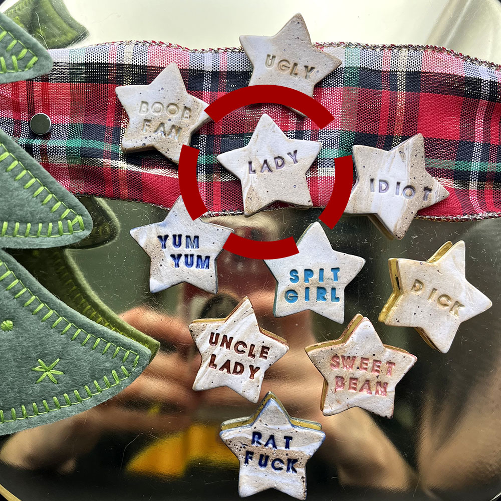 Lady Magnet – Star – KWatrousCeramics